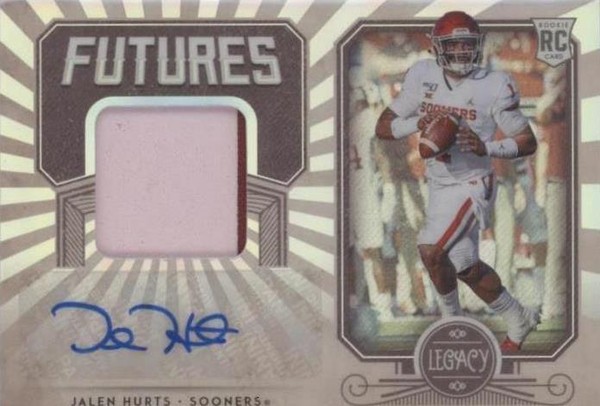 2020 Panini Legacy - Futures Patch Autographs Silver #FP-JH1 Jalen ...