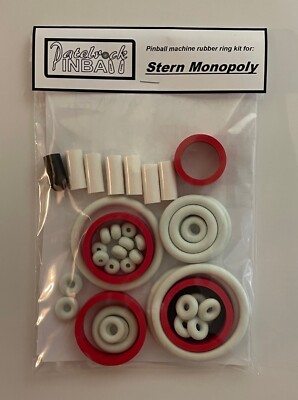 2001 Stern Monopoly Pinball Machine Rubber Ring Kit | eBay