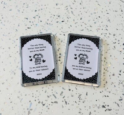 Mothers Day Fridge Magnet For Mum And Nanny. Mum Gift. Special Keepsake ...