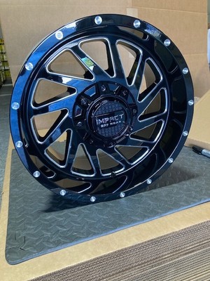 Impact Offroad 811 17x9 Black & Milled Wheel 6-135 6-139.7 +0 ET 106.1mm Hub | eBay