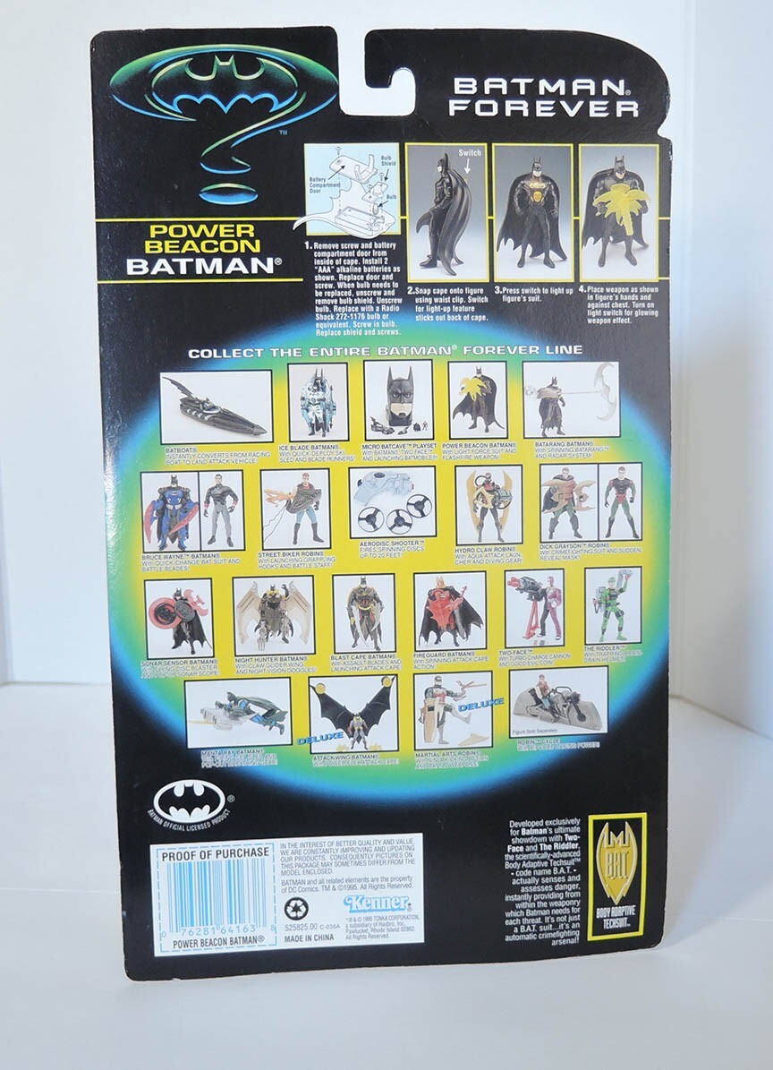 1995 Vintage Batman Forever Kenner Power Beacon Collectable Action ...