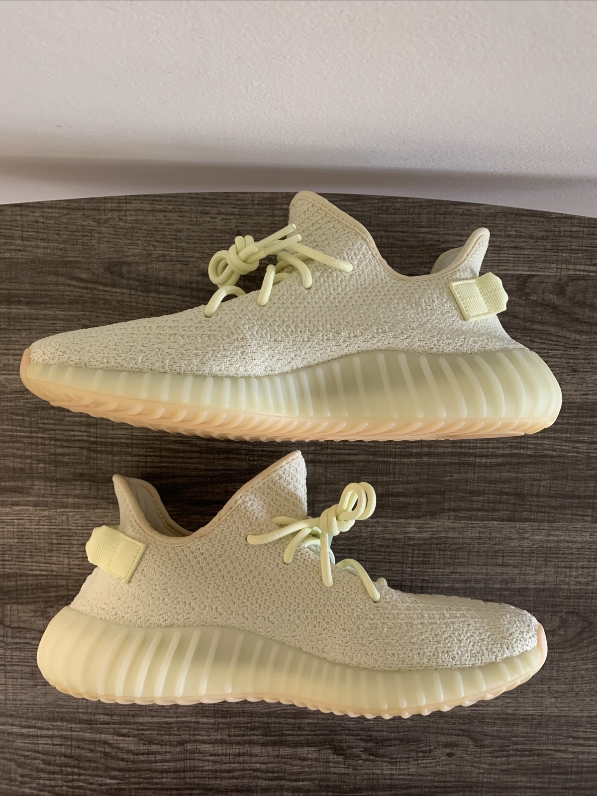 Size 9 - Yeezy Boost 350 V2 Butter 2018 Light Yellow Static Zebra Ash ...