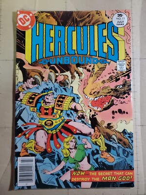 HERCULES UNBOUND # 11 - 1977 WALT SIMONSON COVER/ART- DARK SIDE OF THE ...