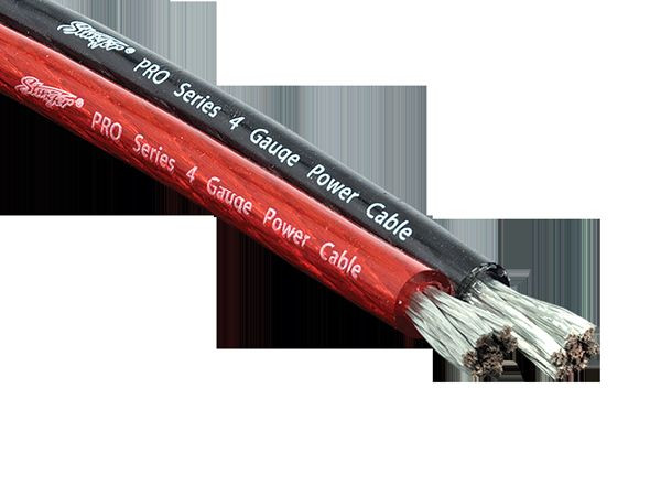Stinger Black 4ga Power Wire Pro 100ft SPW14TB for sale online | eBay