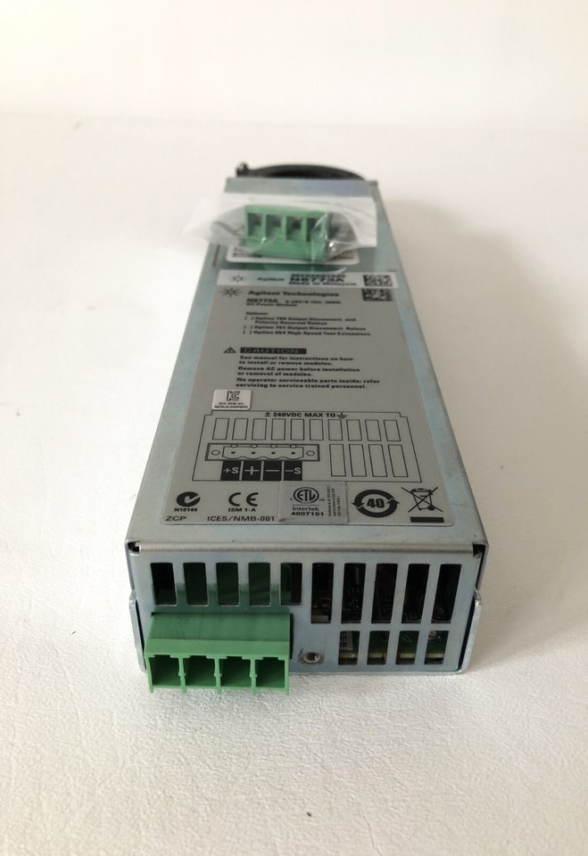 Keysight Agilent N6773A DC Power Module, 20V, 15A, 300W - Tested with ...