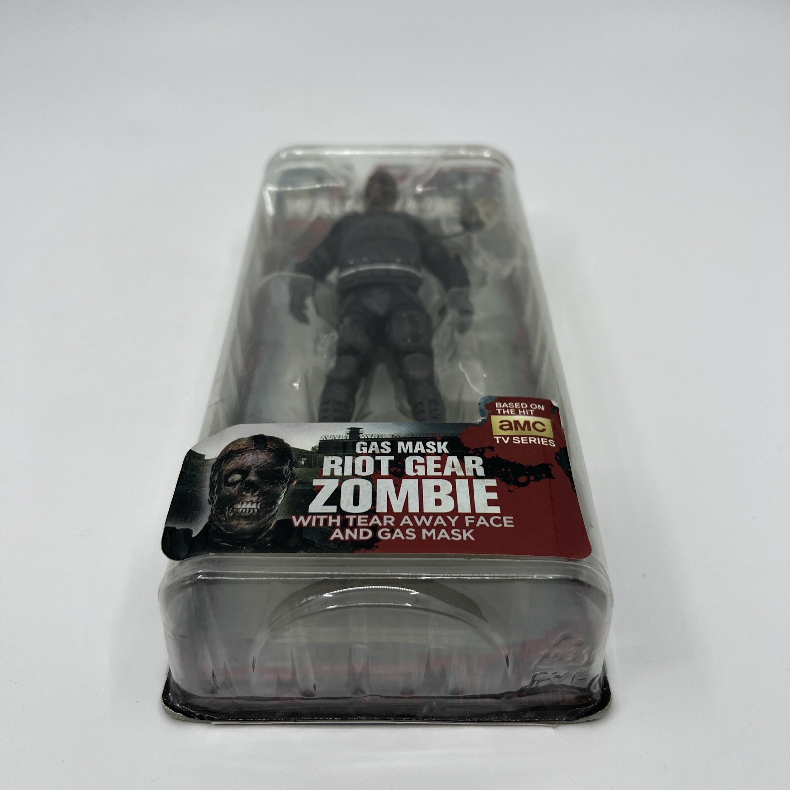 Walking Dead GAS MASK RIOT GEAR ZOMBIE Series 4 Figure McFarlane NEW ...