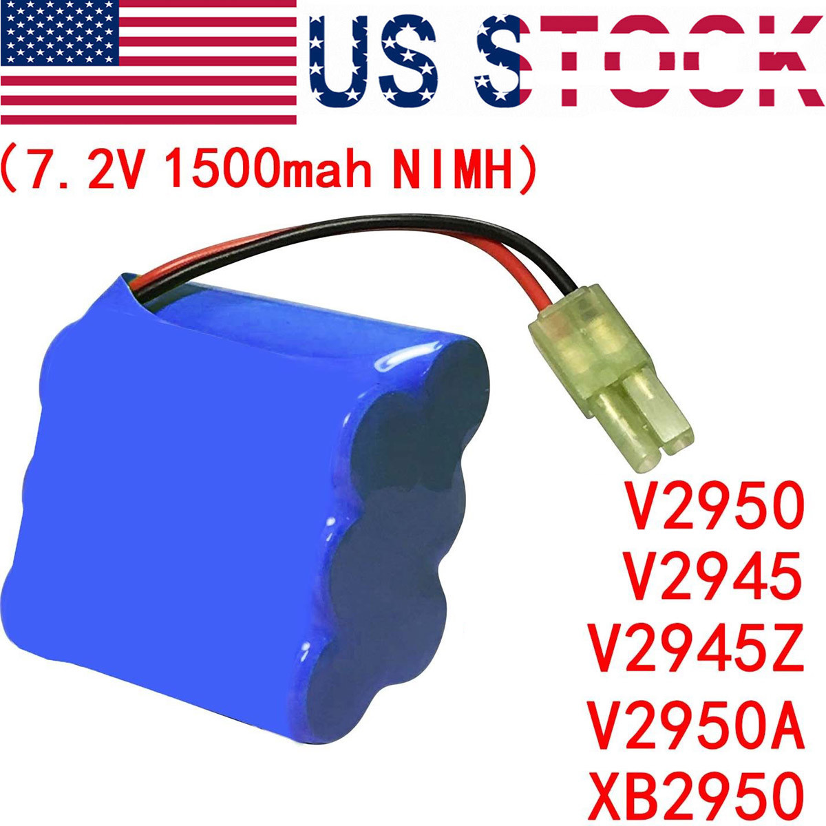 Battery Pack For Shark Euro Pro Vacuum XB2950, V2945, V2945Z, V2950 ...