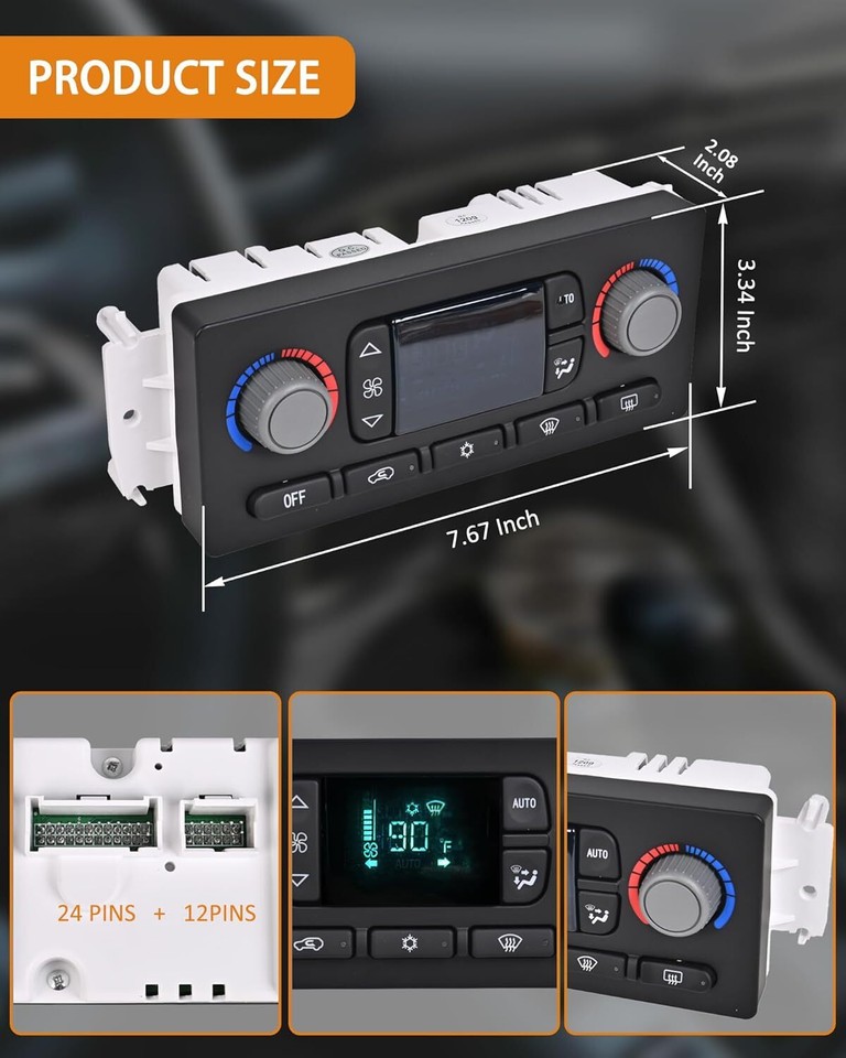 599-009 A/C Climate Control Module for 03-04 Chevy Silverado GMC Sierra ...