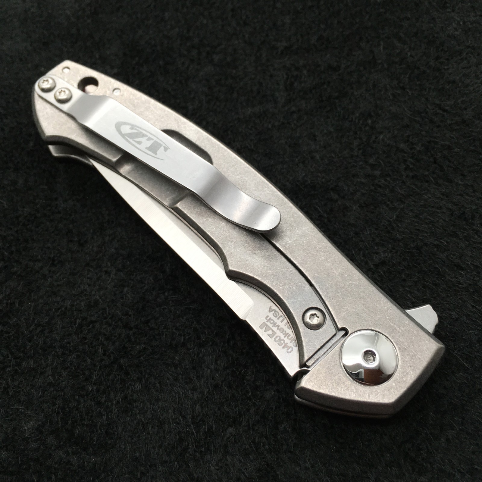 Zero Tolerance ZT 0450 Plain Edge Folder ZT450 S35VN Steel Authorized ...