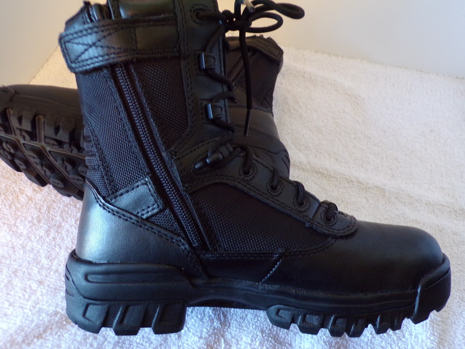 Bates Motorcycle Leather Tactical Combat Work Womens Boots 6.5M E02700 ...