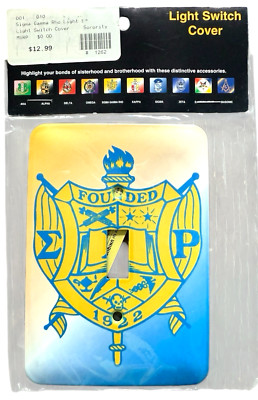 Sigma Gamma Rho Sorority Light Switch Cover Singular Light Switch ...