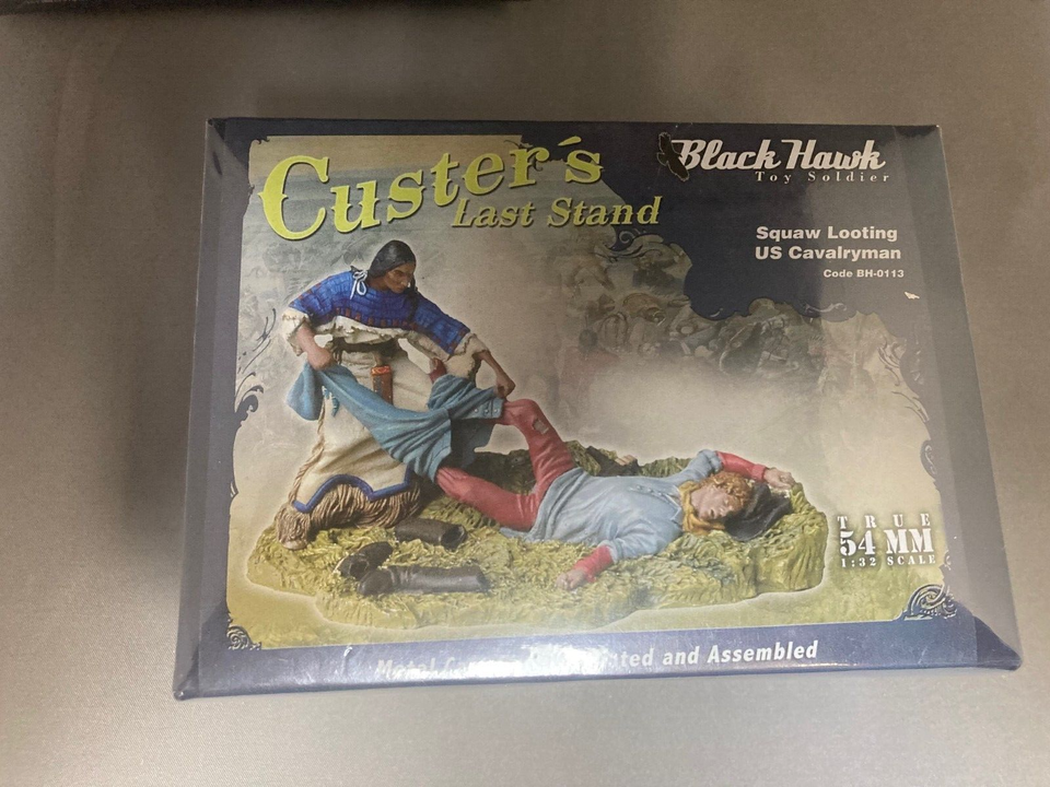 Black Hawk Toy Soldiers Custers's Last Stand Lot of 3 different sets ...