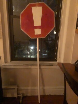 MADE TO ORDER madness combat Tricky the clown real stop sign prop | eBay