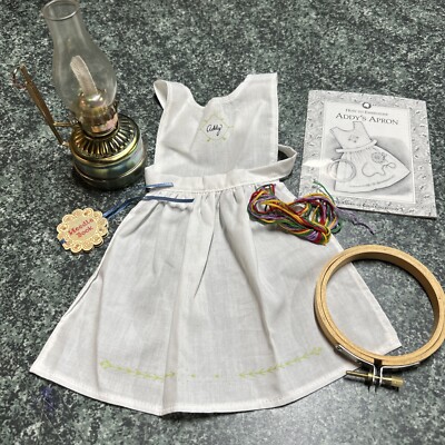 AMERICAN GIRL Pleasant Company Addy Needlework Kit & Lamp Complete EUC ...