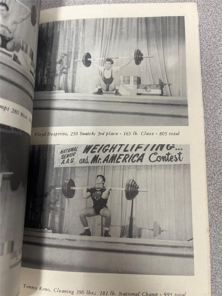 American Physique 1957 MR AMERICA bodybuilding contest booklet RON LACY ...