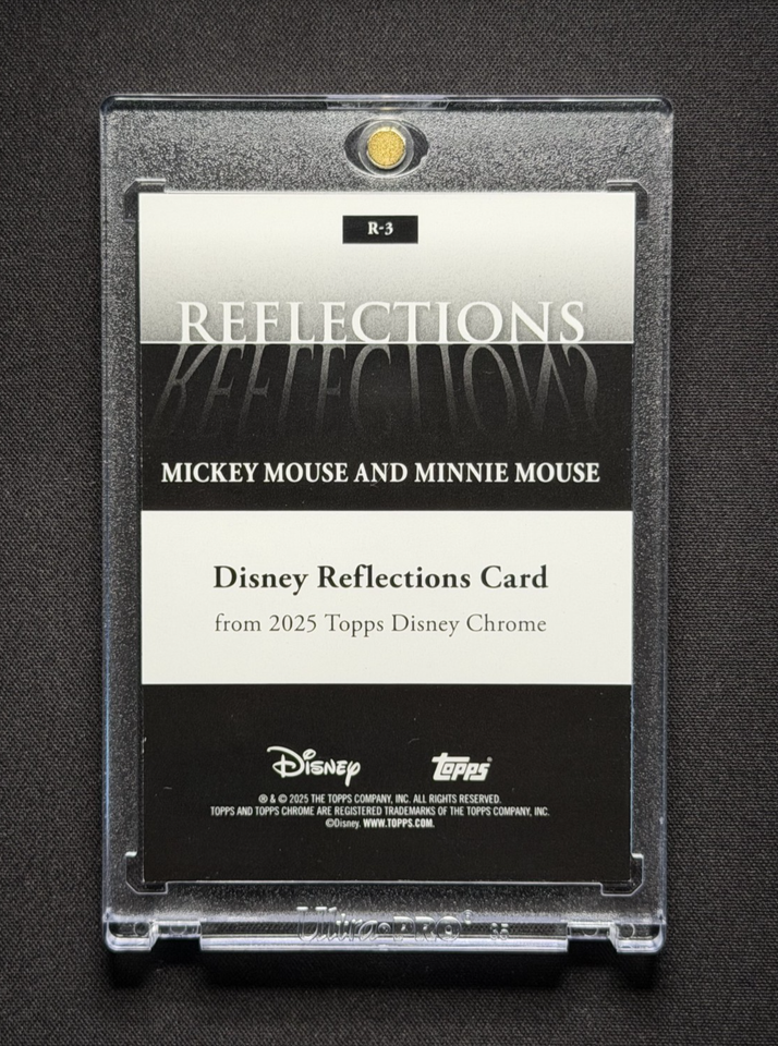 Mickey & Minnie Mouse 💥🐭 DISNEY REFLECTIONS SSP! 2025 Topps Chrome ...