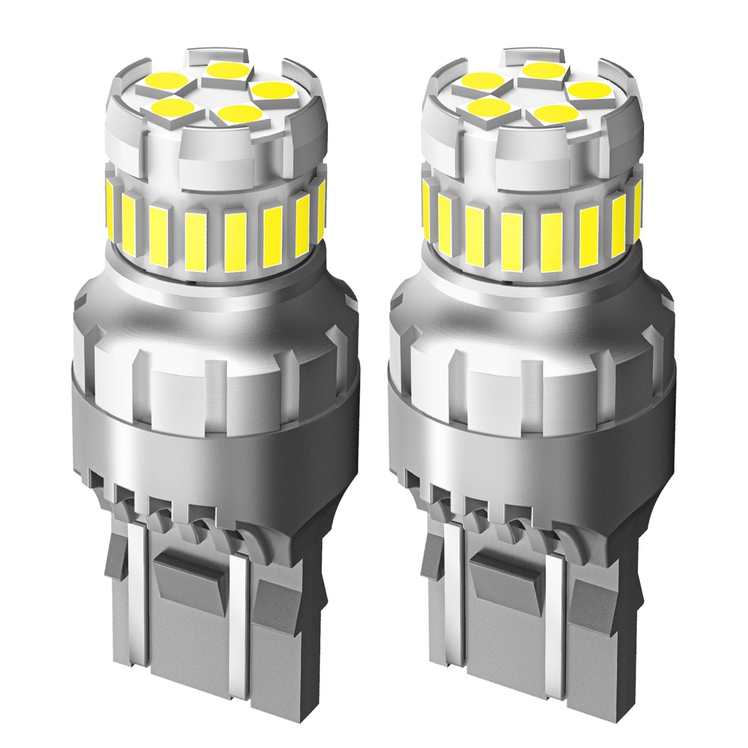 2X 6500K White 7443 7440 7444 LED Turn Signal Switchback DRL Parking ...