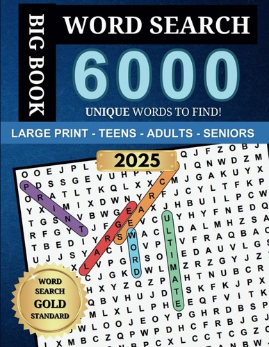 The Big Book of Word Search: Large Print Puzzle Word Find Activities ...