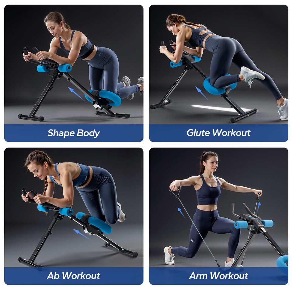 MERACH New Adjustable Ab Trainer Foldable Machine for Abs Workout at ...
