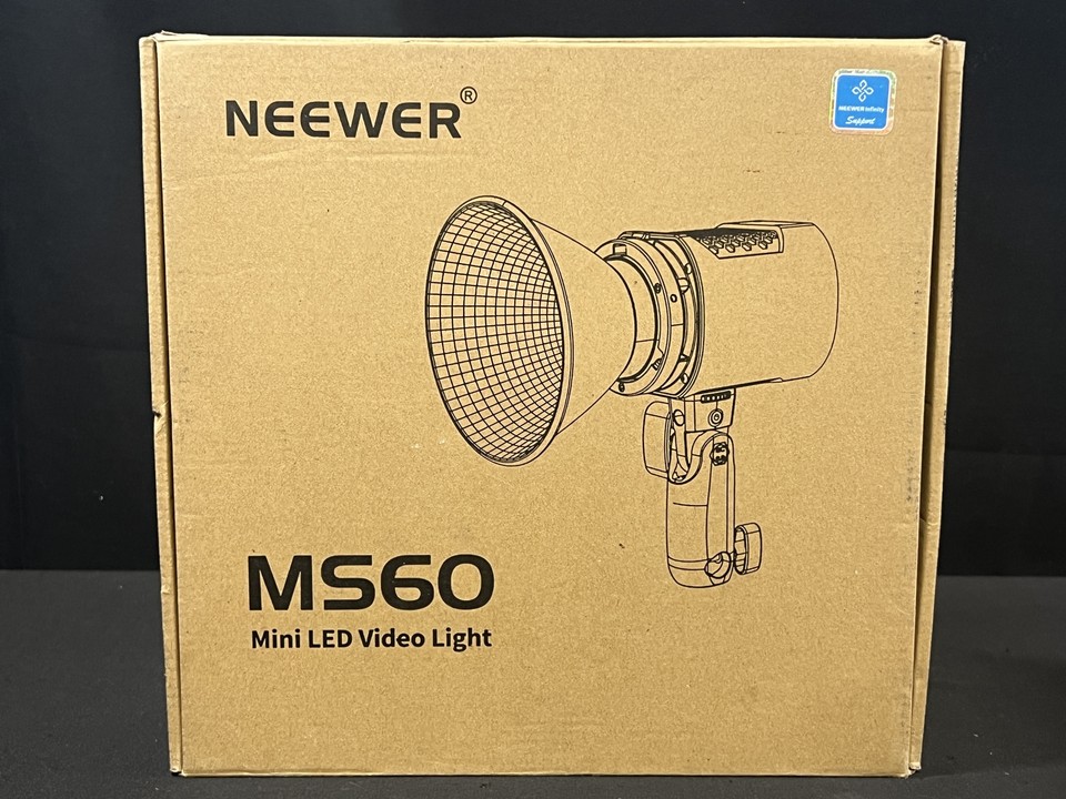Neewer MS60 Mini LED Video Light 65 Watts Black New Open Box | eBay