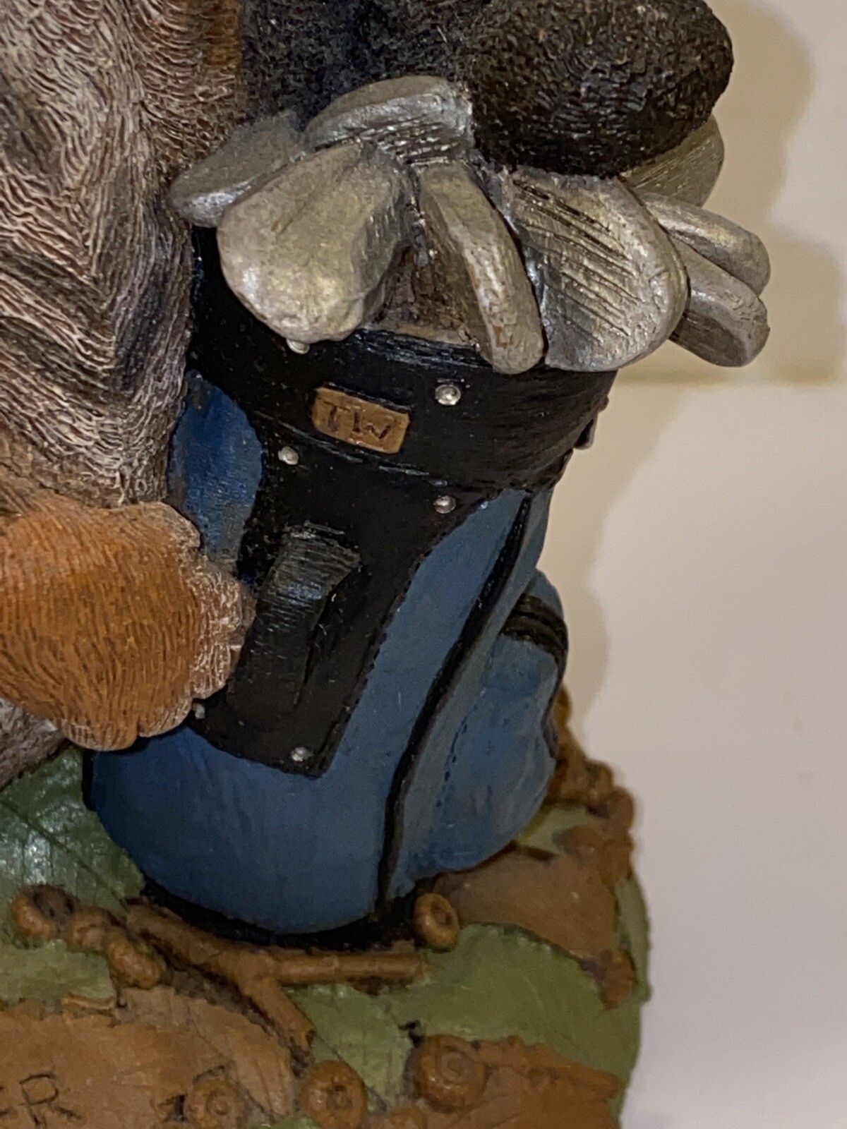 1997 Hand Signed Tim Wolfe TIGER Golf Figurine Cairn Studio 7" 1997 #68 ...