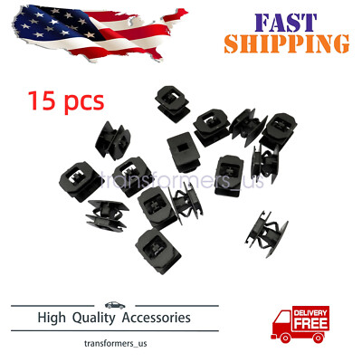 15 Exterior Rocker Molding Clips for Ford Mercury Lincoln W716350-S300 ...