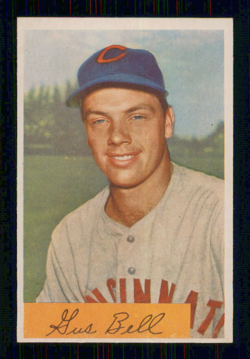 1954 BOWMAN BASEBALL # 124 GUS BELL 18681 | eBay