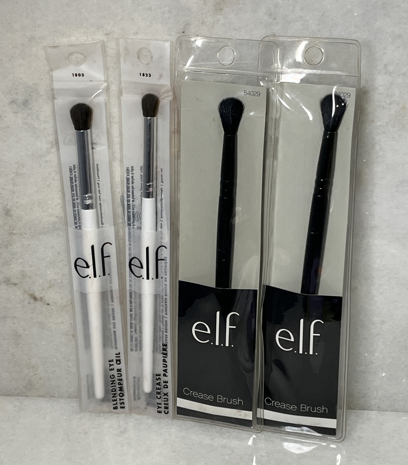 4 Elf Makeup Brushes - (2) Blending Eye & (2) Crease Brush | eBay