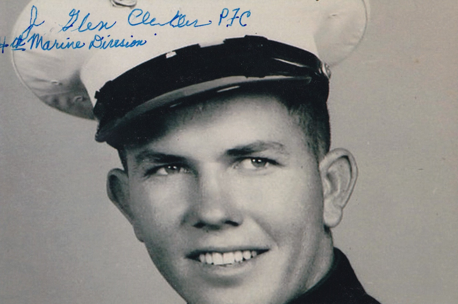 PFC Glen Cleckler Signed Autographed 4x6 Photo USMC 4th Marines ...