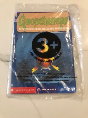 RL Stine Goosebumps Deep Trouble II Ocean Escape 3-D Puzzle Taco Bell ...