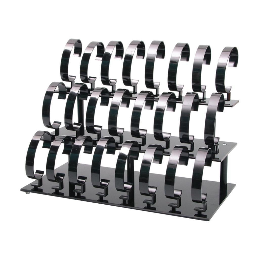 24 Acrylic Rack Watch Display Stand, Wrist Watch Holder | eBay