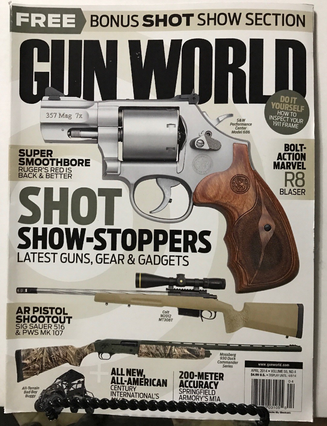 Gun World Shot Show Stopper Ruger Colt Mossberg DIY April 2014 FREE ...