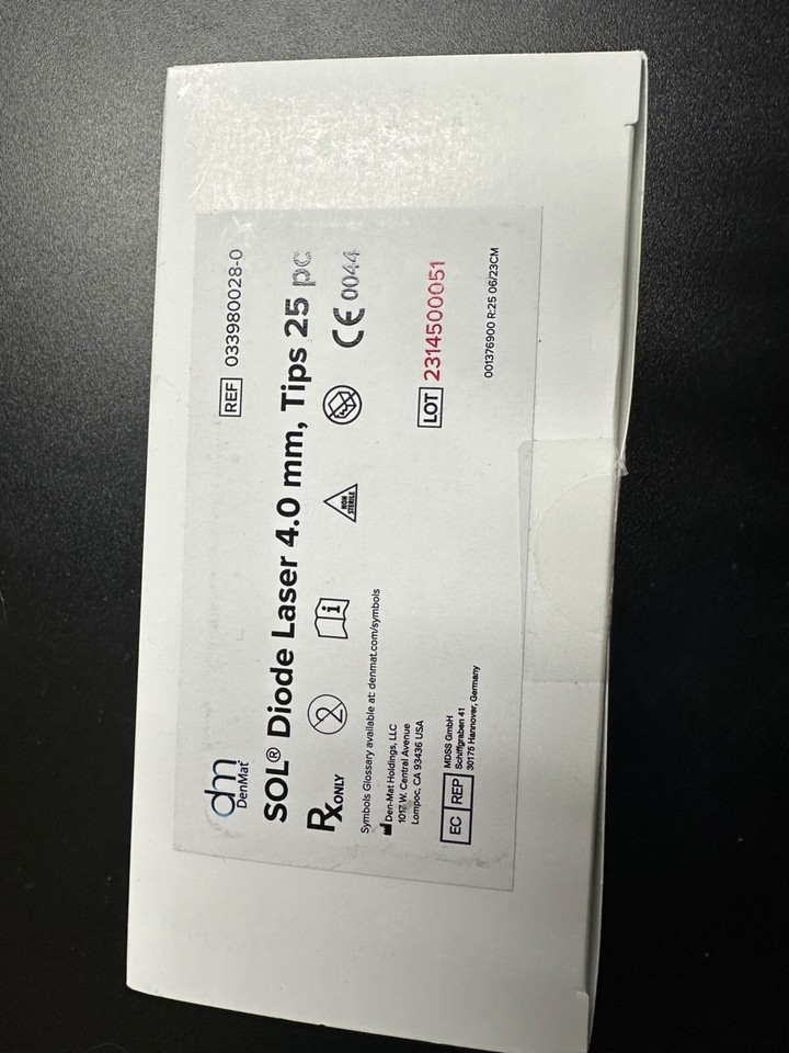 25 Tips DenMat SOL & Sapphire Diode Laser 400 UM Single Use Only ...