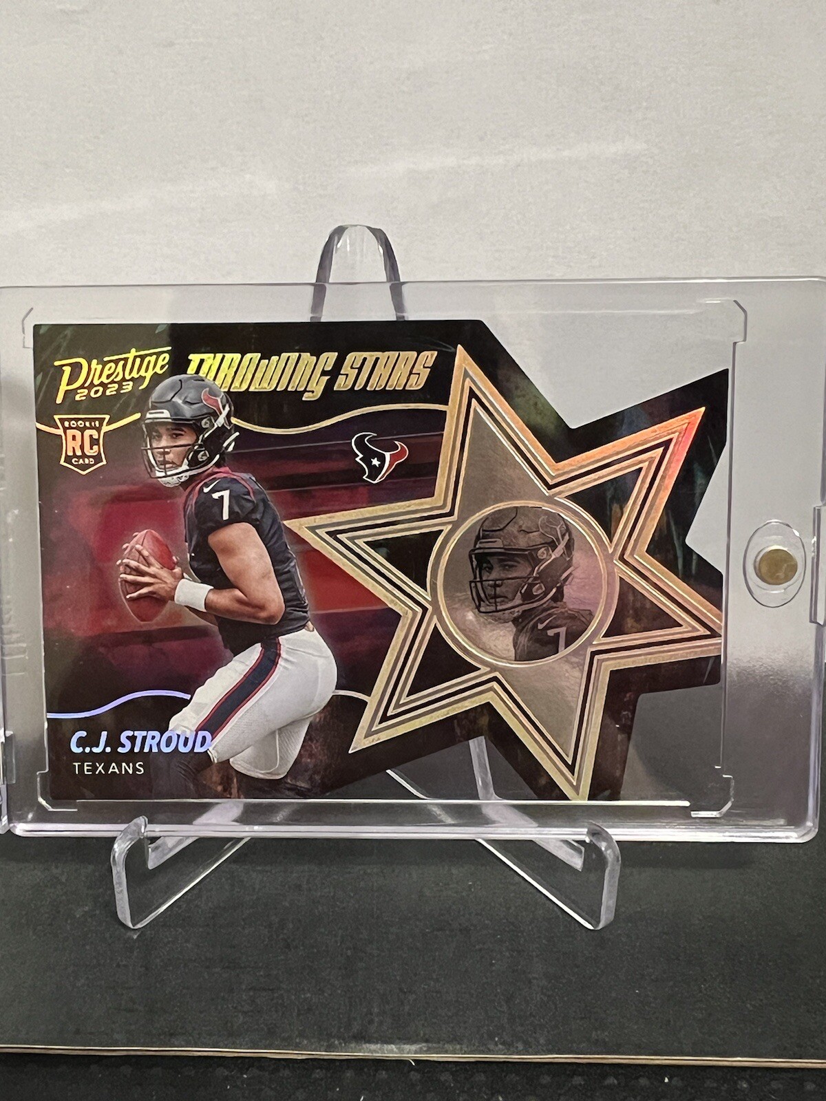 CJ Stroud 2023 Prestige #TS-17 Throwing Stars /(SSP) Price Guide ...