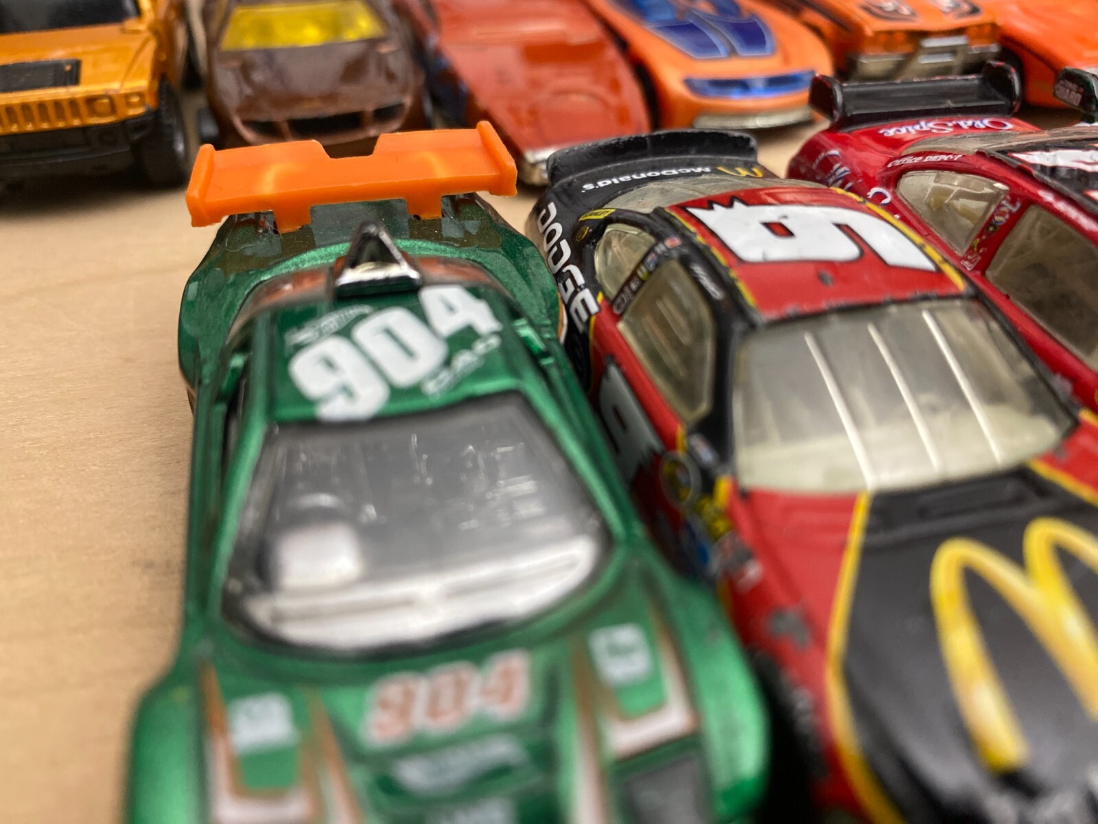 45 Car Diecast Lot Hot Wheels Matchbox NASCAR Disney Cars 1:64 Mixed ...