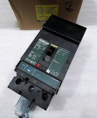 JJA36175 SQUARE D MLD CASE CIRCUIT BREAKER 175 AMP 3 POLE 600 VAC NEW ...