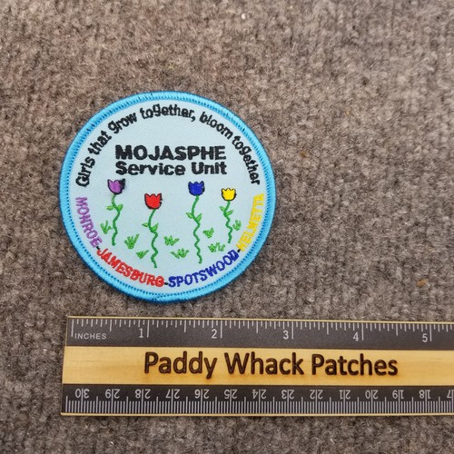 MOJASPHE Service Unit Patch Monroe Jamesburg Spotswood Helmetta Girl ...