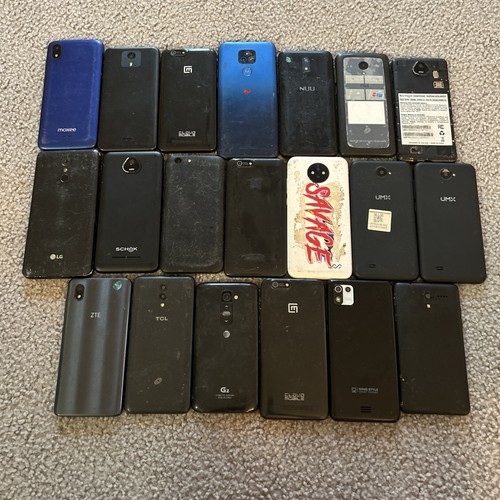 Motorola, TCL, ZTE, LG Assorted Android Smartphones - Lot of 20 | eBay