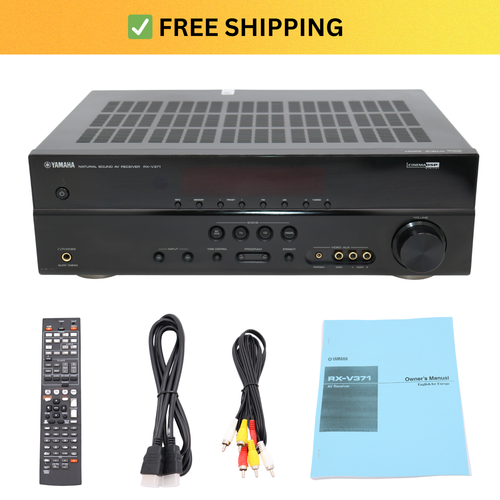 Yamaha RX-V371 5.1 Channel HDMI Home Theater AV Receiver + Remote ...