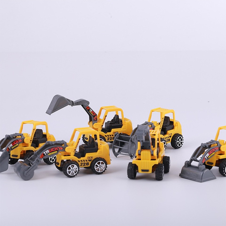 12 stücke Cartoon Bagger Kuchen Desktop Handwerk Mode Kuchen Ornament ...