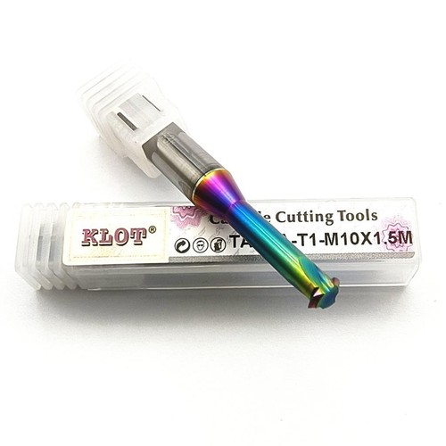 KLOT DLC Coated Solid Carbide Single Tooth Thread Mill M1.4-M30 For ...