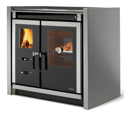 Stufa cucina a legna da inserimento incasso NORDICA Italy Built In 7,1 ...