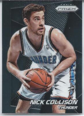 2014-15 Prizm NICK COLLISON NBA Kansas Jayhawks Seattle SuperSonics OKC ...