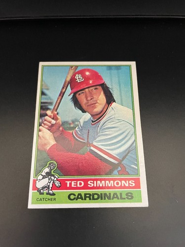 1976 Vintage Topps Ted Simmons Baseball Card #290 - St. Louis Cardinals ...