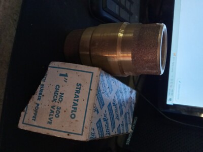 Strataflo 1 Inch No 300 Check Valve w/Rubber Poppet | eBay