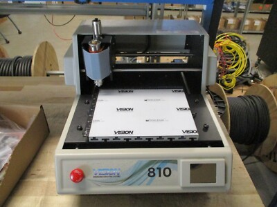 Vision Engineering Small format engraver VE810 S5 software holddowns ...