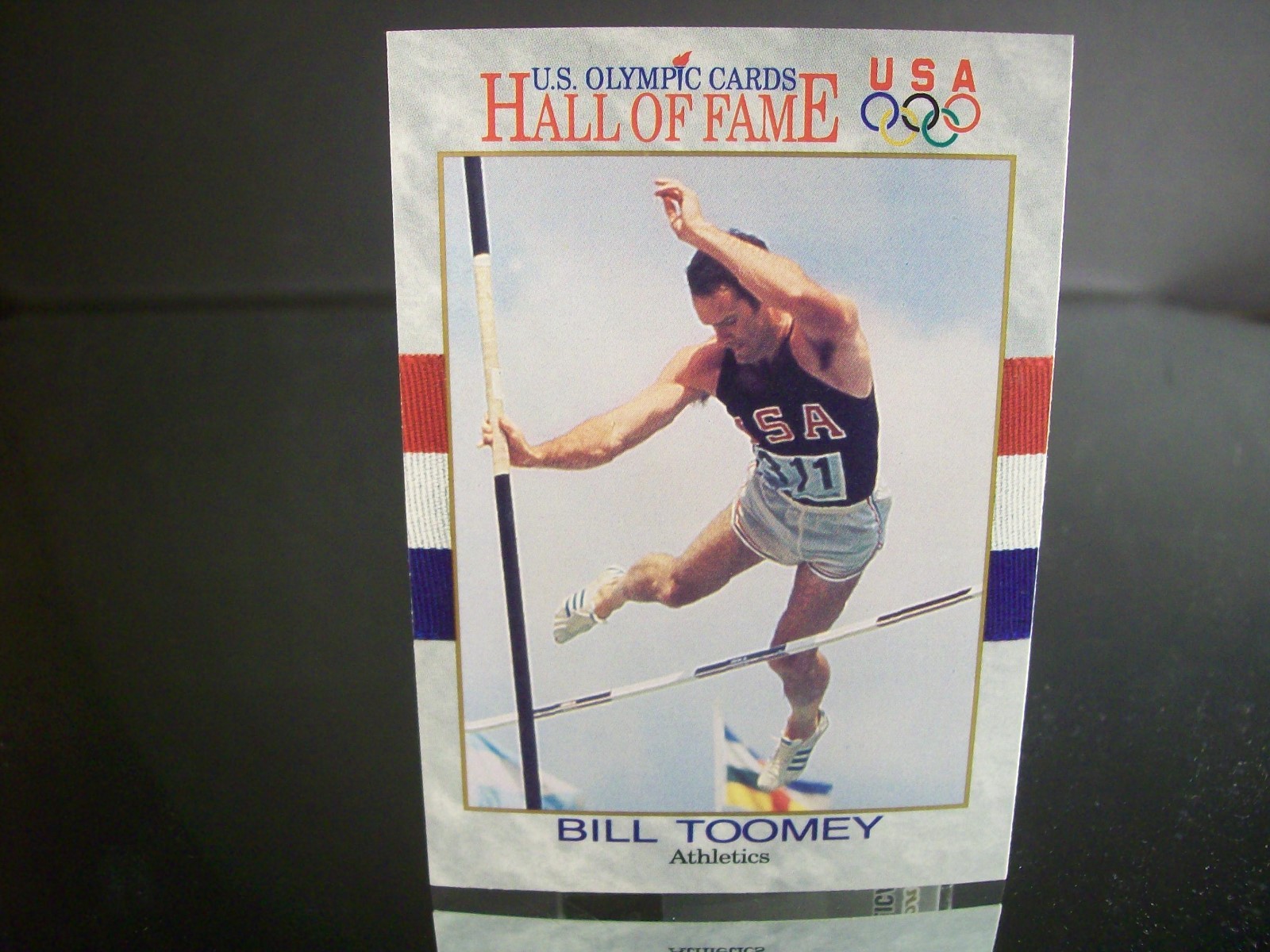 Rare Bill Toomey U.S. Olympic Impel 1991 Card #23 HALL OF FAME ...