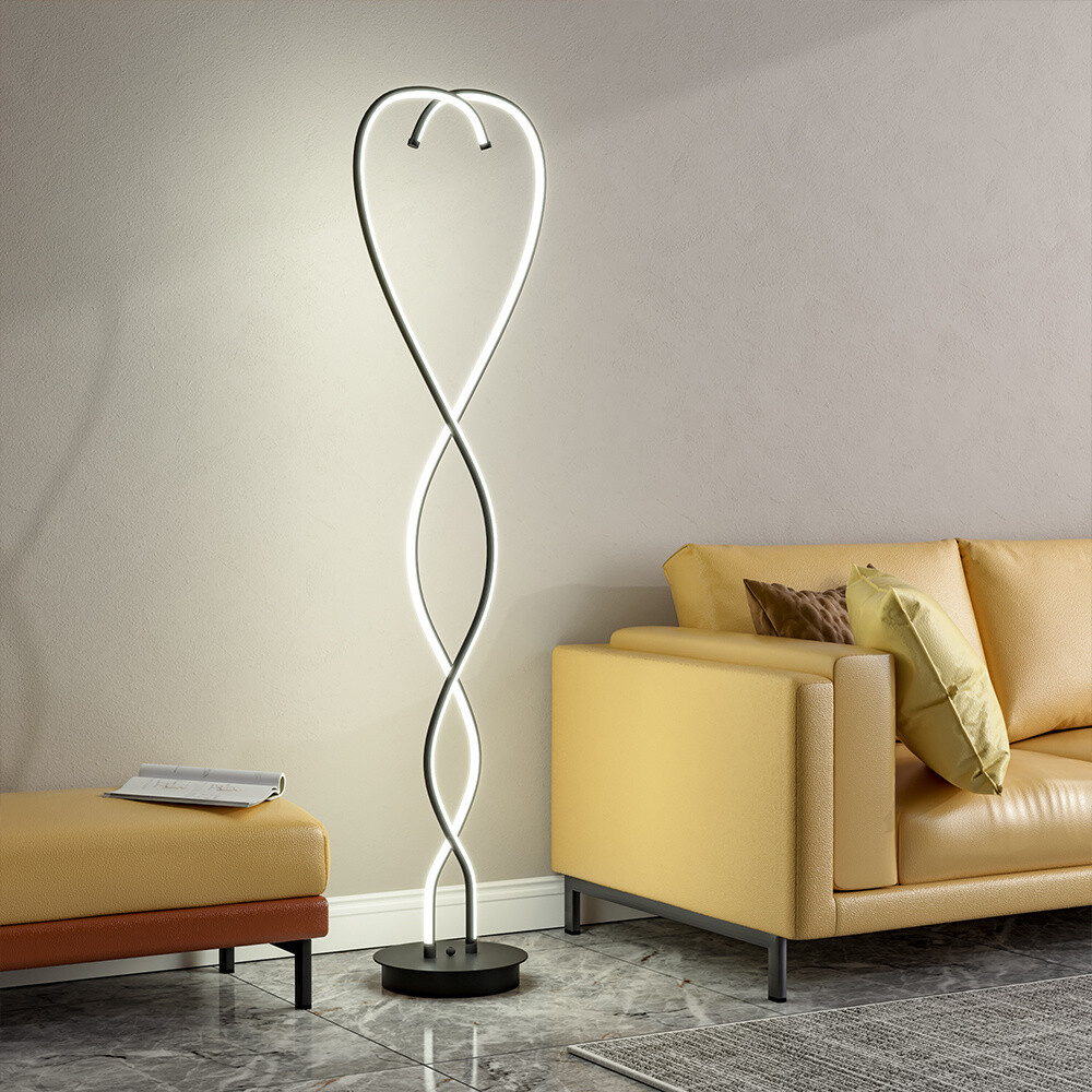 Modern Chic Floor Lamp Modern Free Standing Living Room Lamp LED Lamp w ...