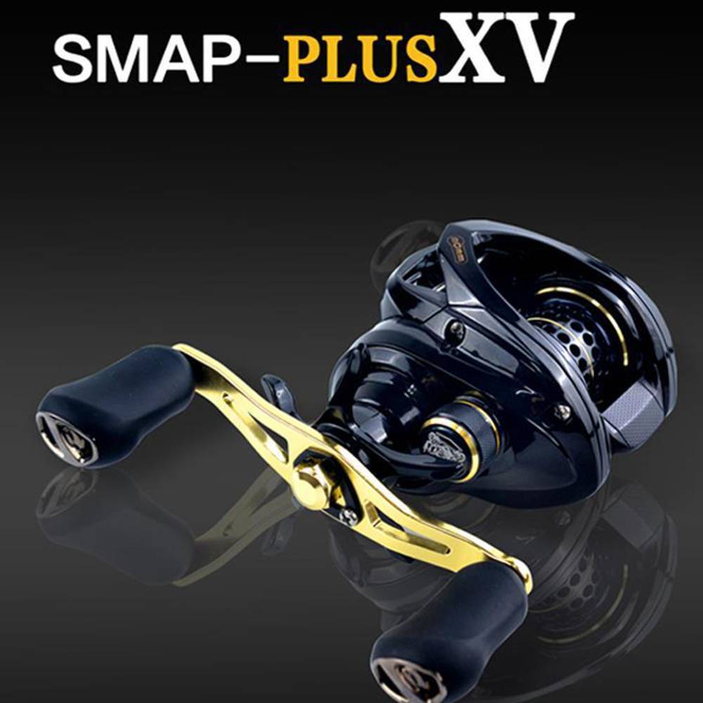 RYOBI SMAP XV PLUS Baitcasting Fishing Reels 8+1BB Carbon Saltwater ...