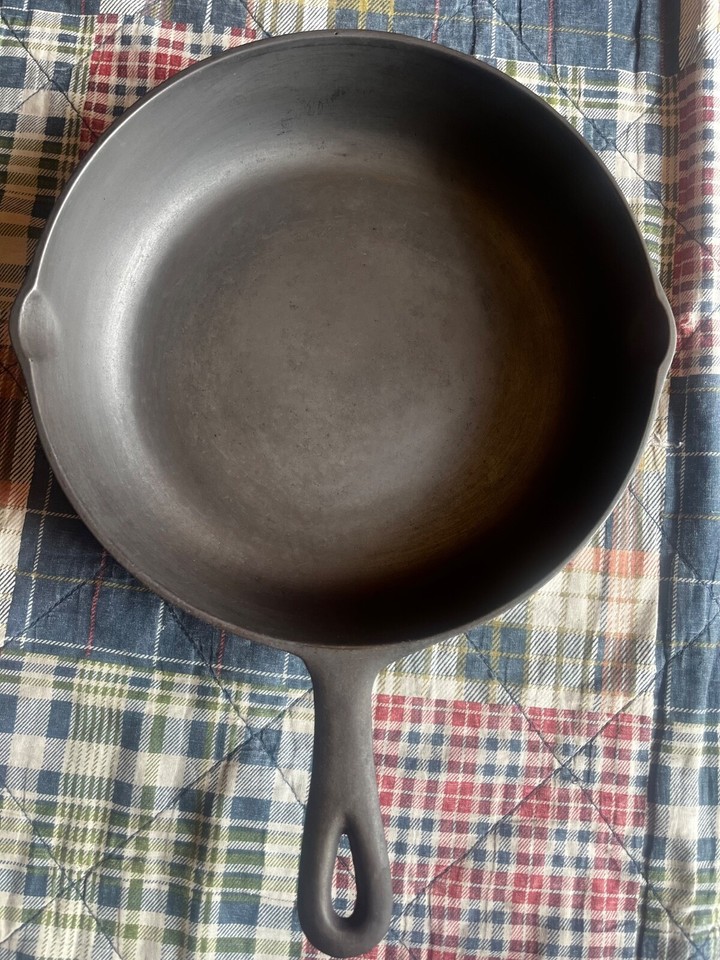 Vintage Birmingham Stove BSR Cast Iron Skillet With Heat Ring #7 10 1/8 ...